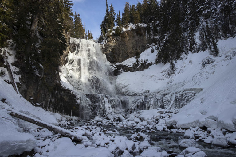 Alexander Falls Snowshoe In Callaghan Country